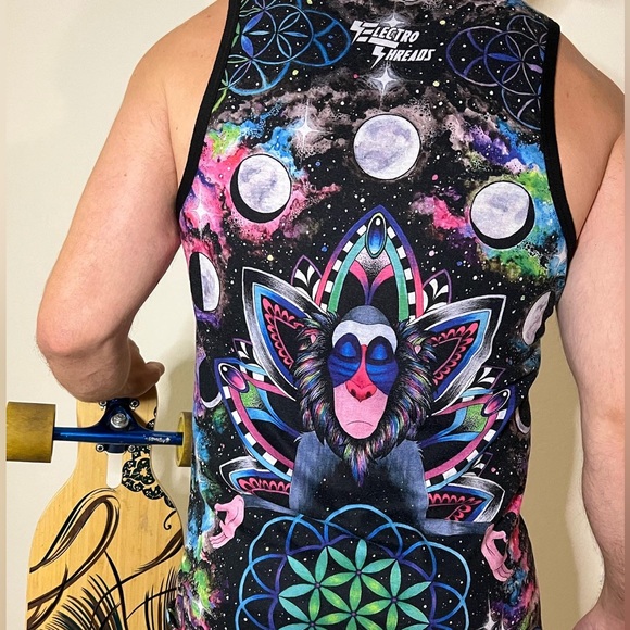 electro threads | Shirts | Electro Threads Astral Rafiki Tank | Poshmark
